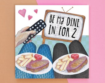 Love & Joy Greeting Card | Etsy