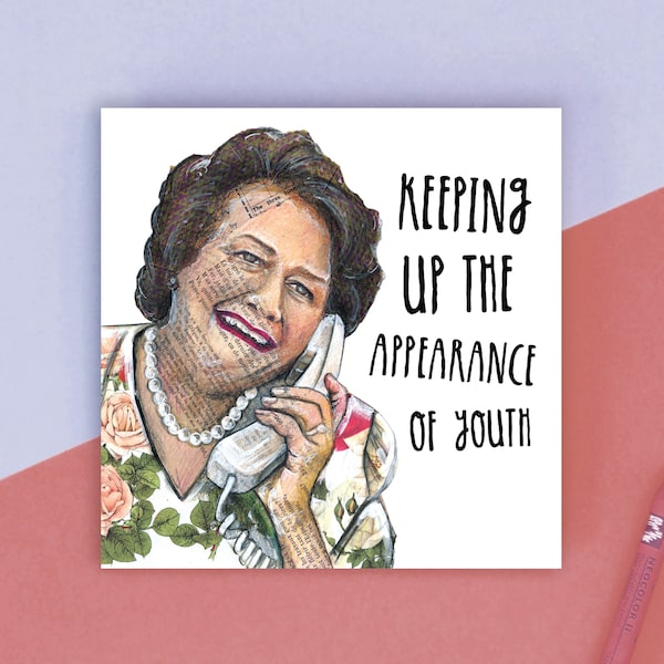 Hyacinth Bucket Birthday Card - Etsy
