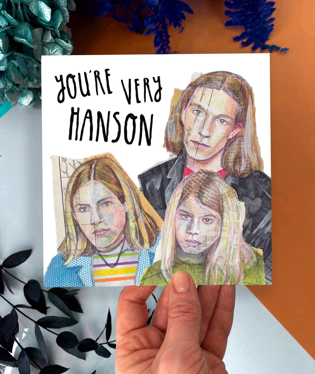 You’re Very Hanson Card – Funny 90s Boy Band Greeting Card – Mmmbop Pop ...