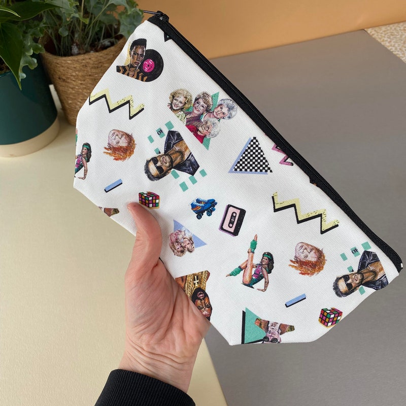 80s Pencil Case - Etsy