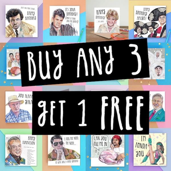 Celebrity Cards - Etsy