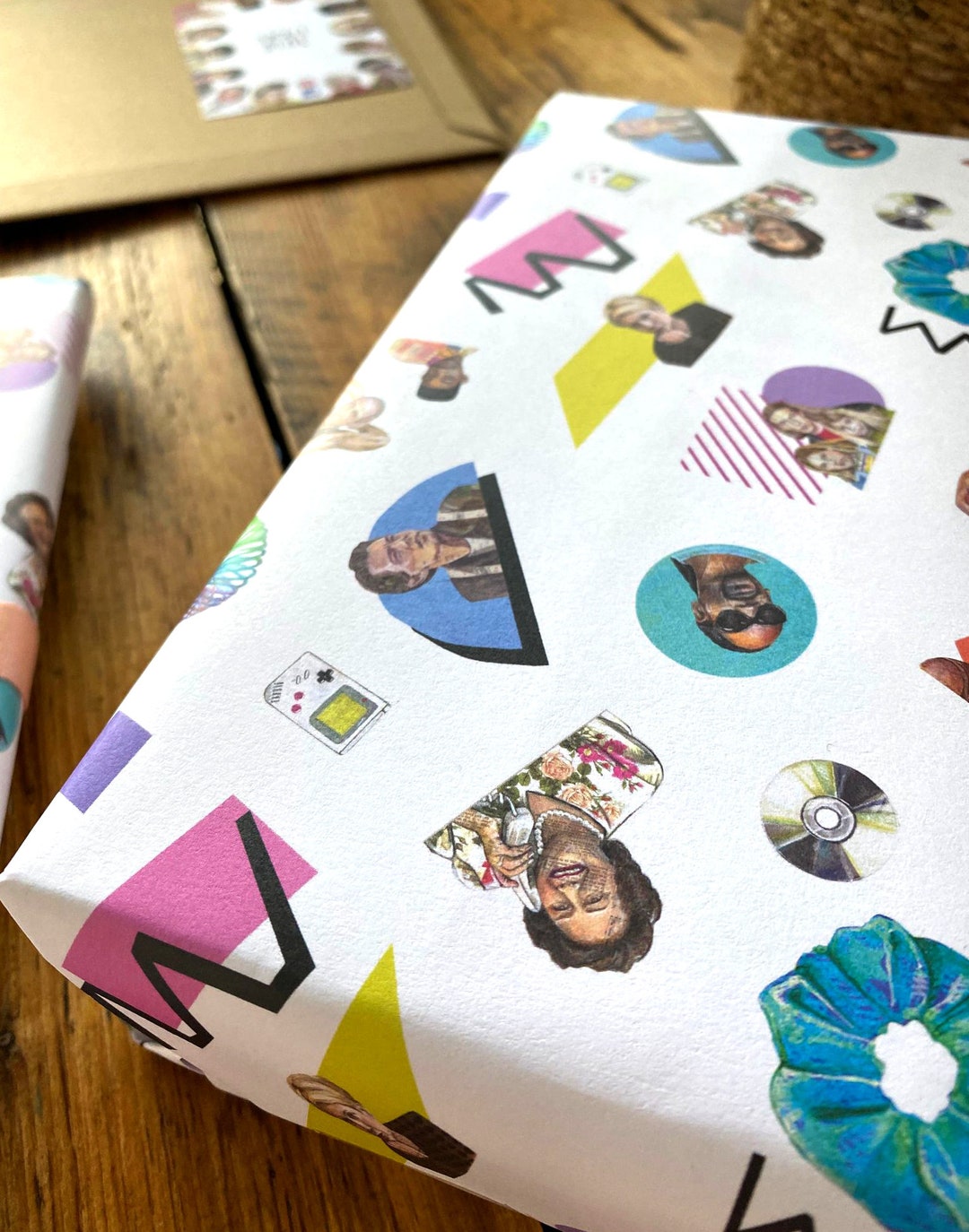 1990s Pop Culture Wrapping Paper - Etsy