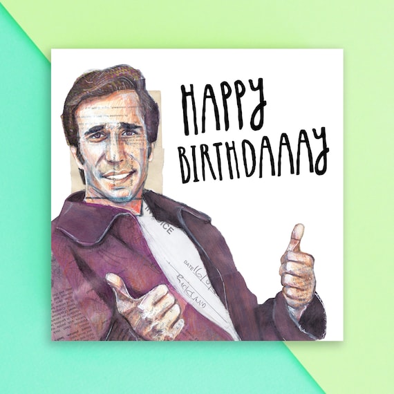 The Fonz Ayyy Happy Birthday