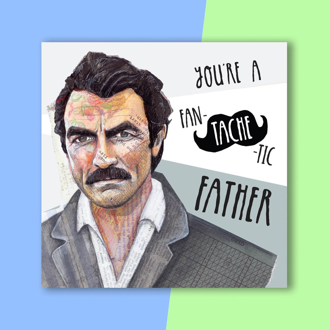 Tom Selleck Father's Day Card - Etsy