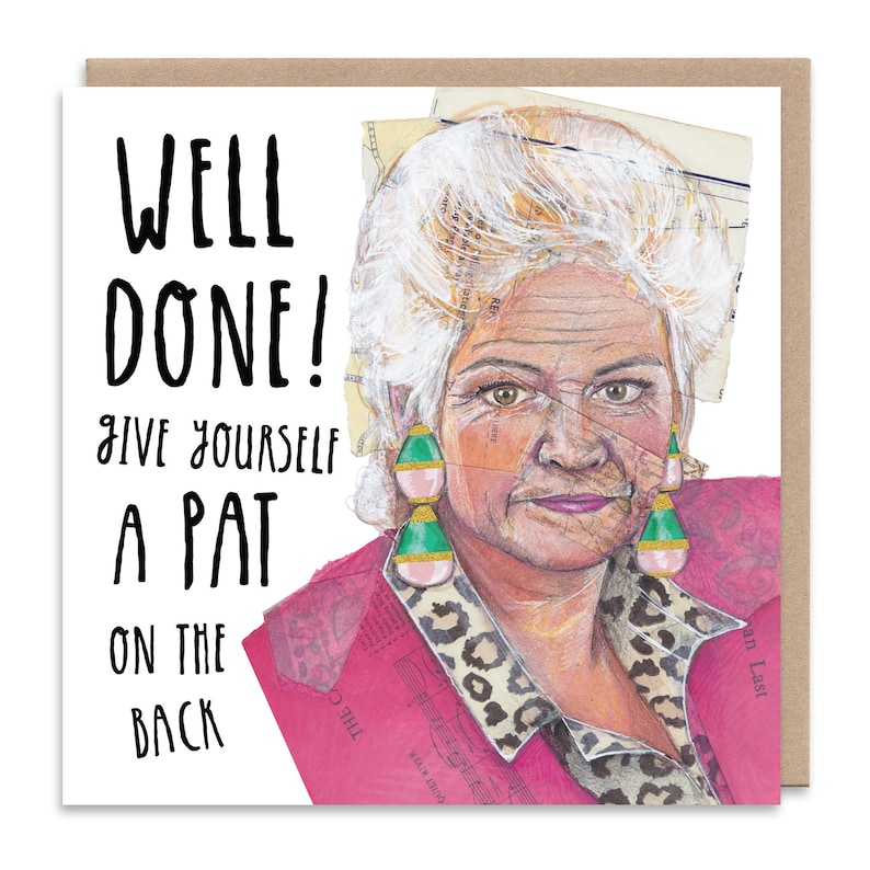 Eastenders Pat Butcher Give Yourself A Pat on the Back | Etsy UK