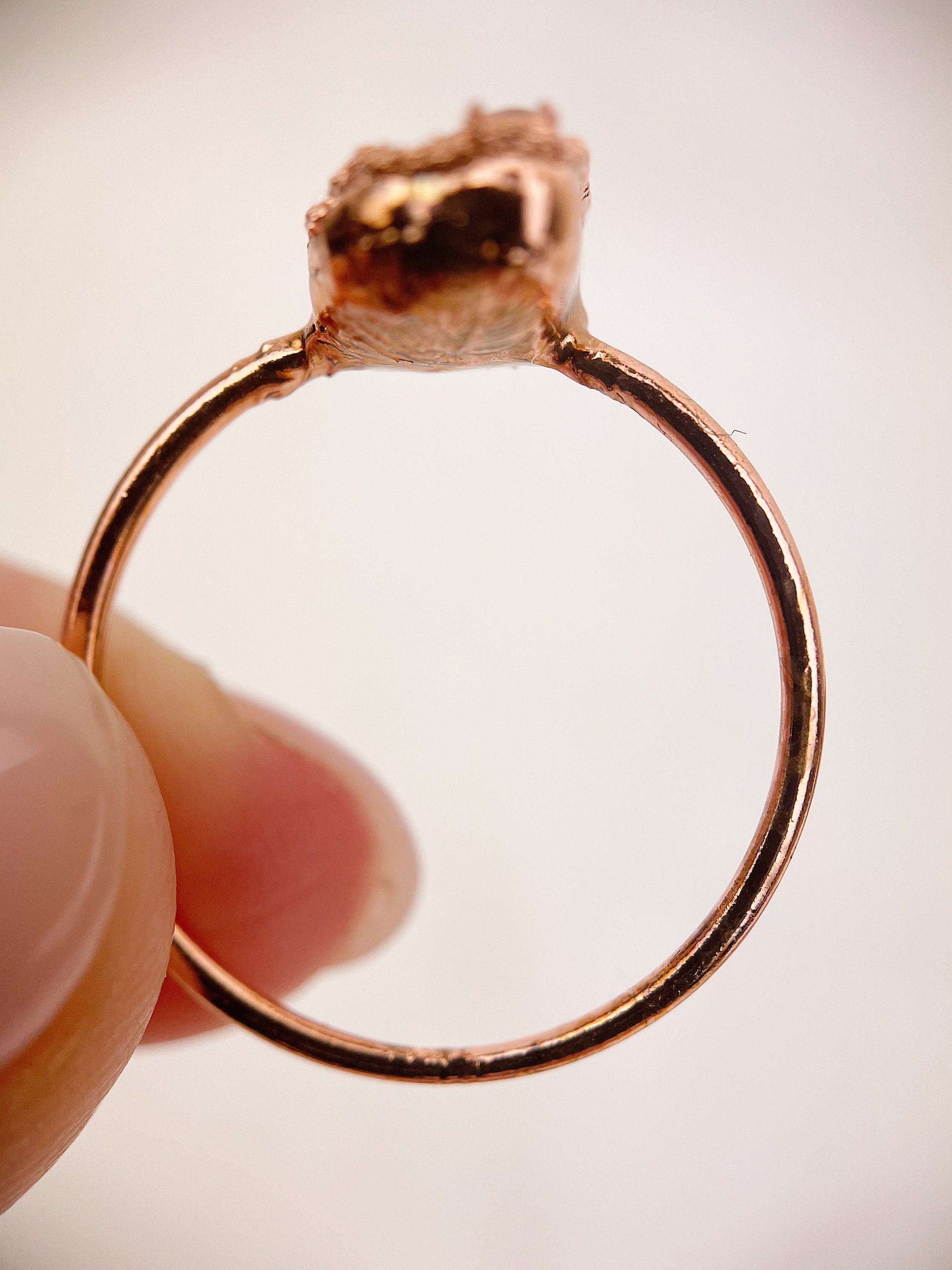 Strawberry Quartz Ring Quartz Ring Red Quartz Ring Size P | Etsy