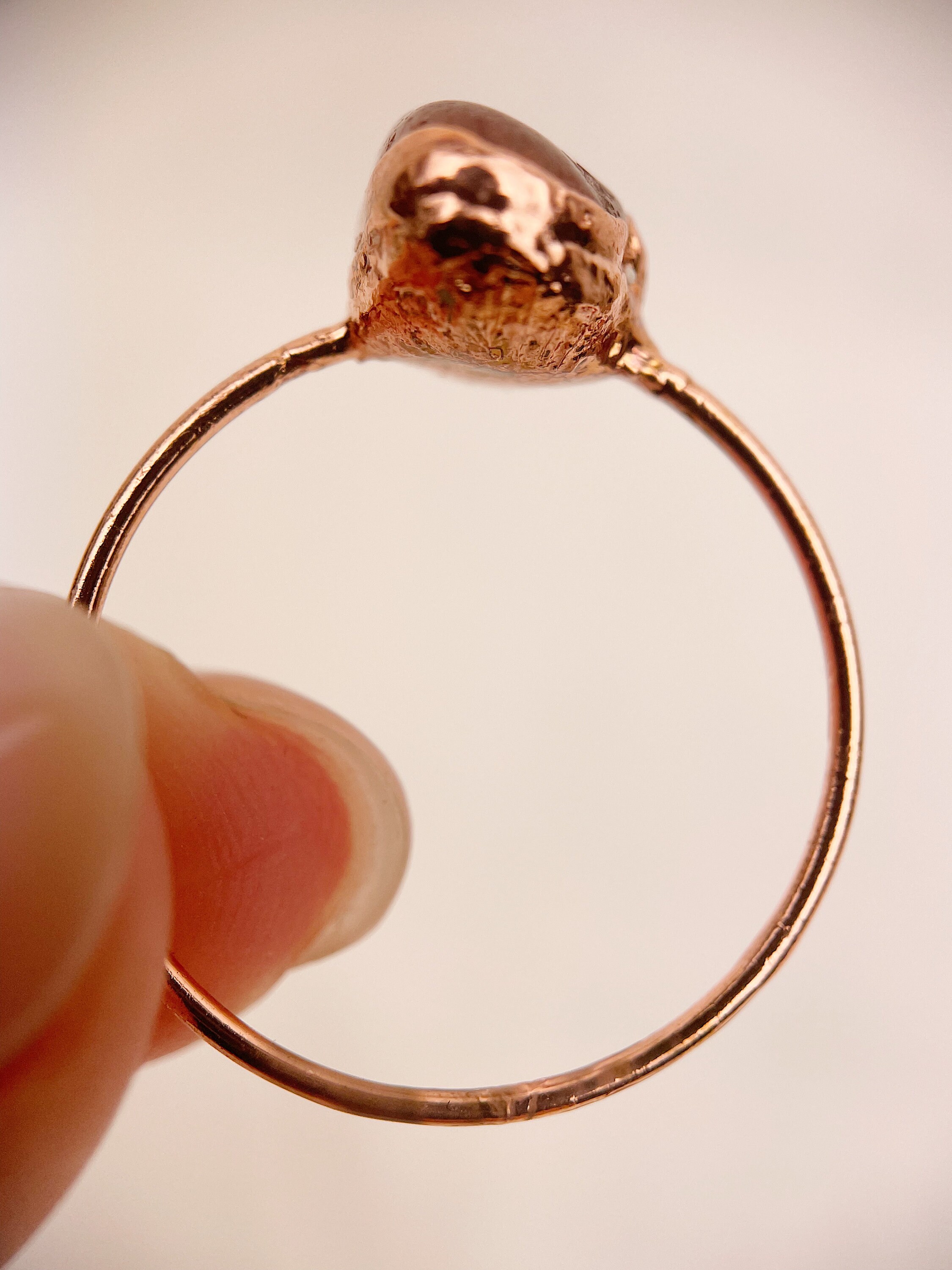 Strawberry Quartz Ring Quartz Ring Red Quartz Ring Size S - Etsy UK