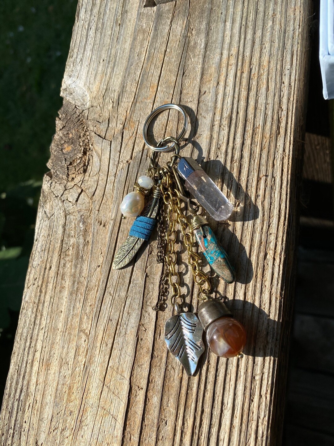 Charm Cluster Keychain - Etsy