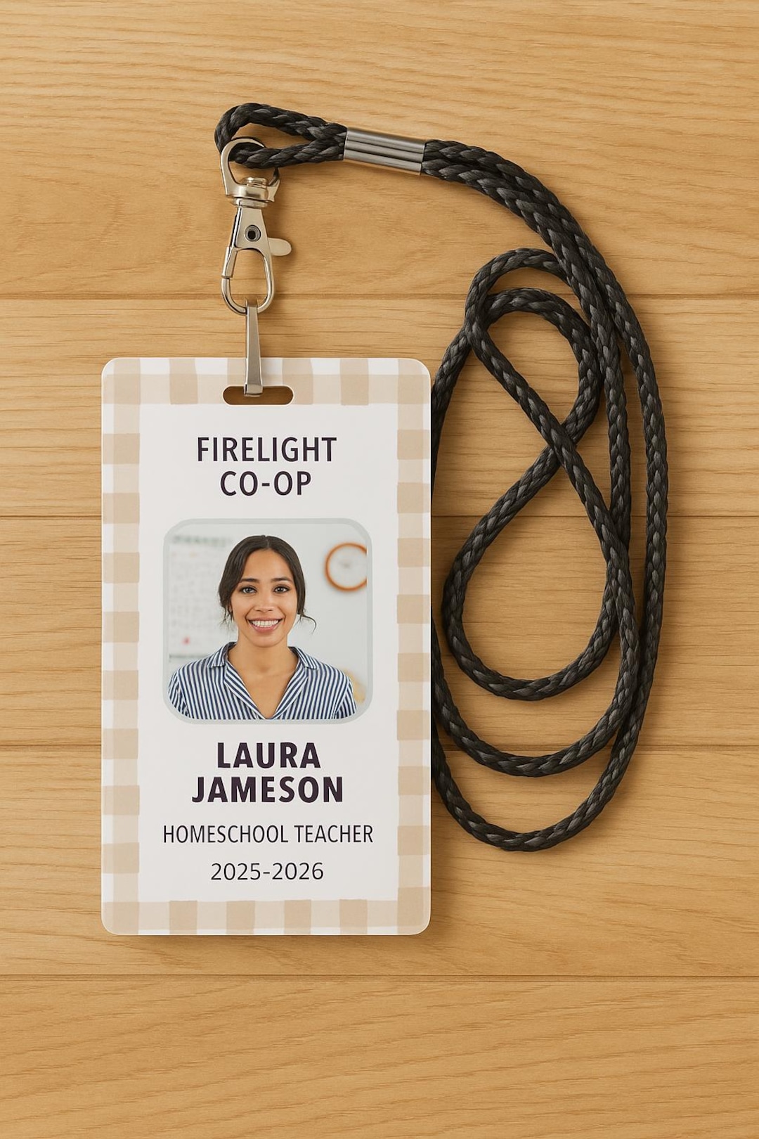 Personalized Homeschool Teacher ID Card - PVC Plastic - Etsy UK