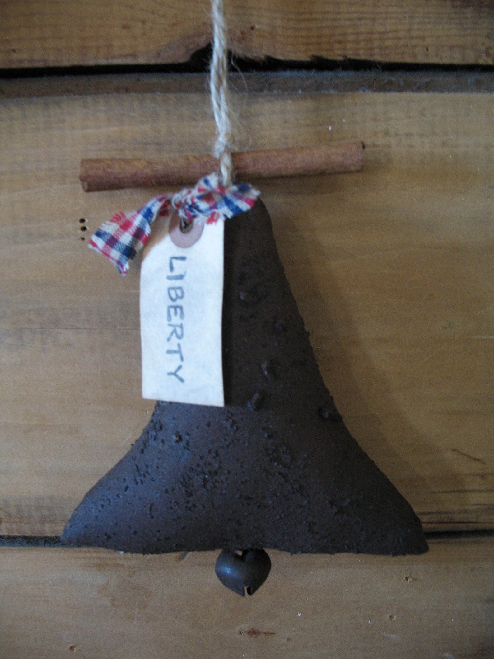 Primitive Rusty Looking Liberty Bell Ornament - Etsy