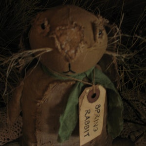 Primitive Spring Bunny Rabbit - Etsy