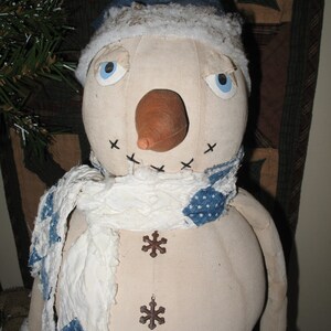 Large Standing Roly Poly Snowman - Etsy