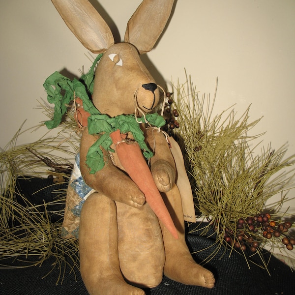 Primitive Rabbit - Etsy