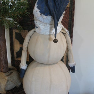 Large Standing Roly Poly Snowman - Etsy