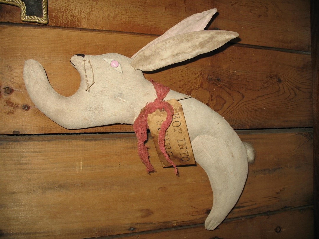 Primitive Hop Into Spring Door/wall Hanger - Etsy