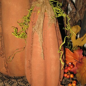 Primitive Fall Rag Pumpkins - Etsy