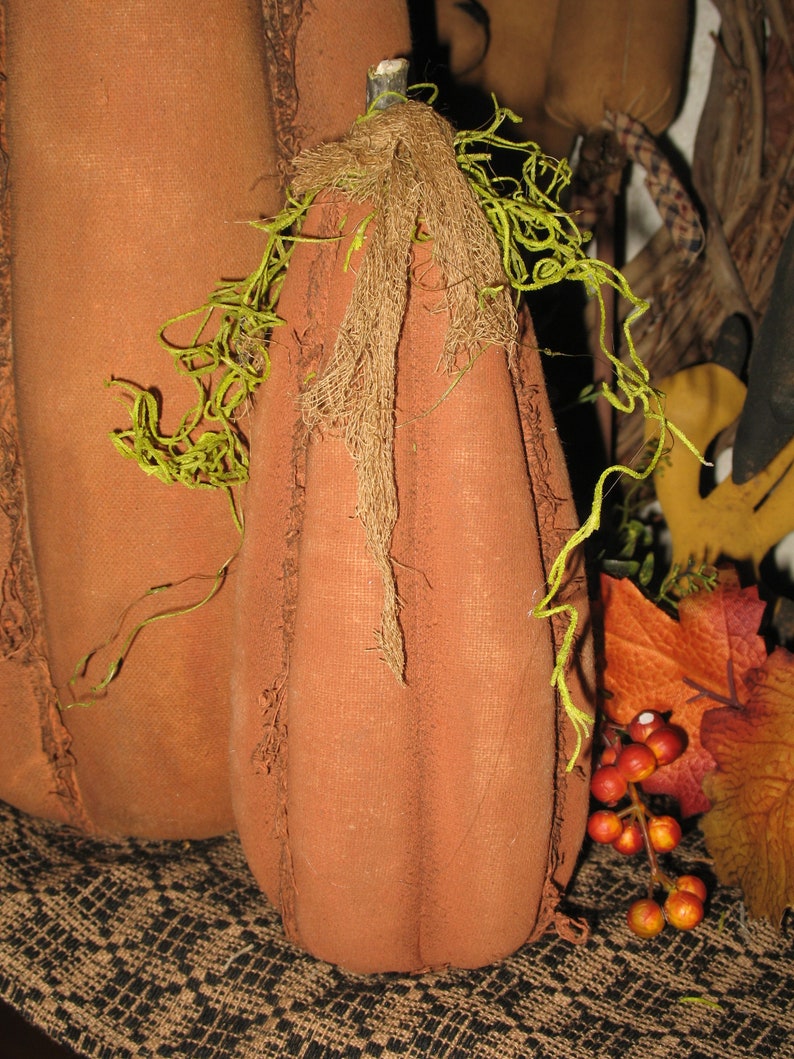 Primitive Fall Rag Pumpkins - Etsy