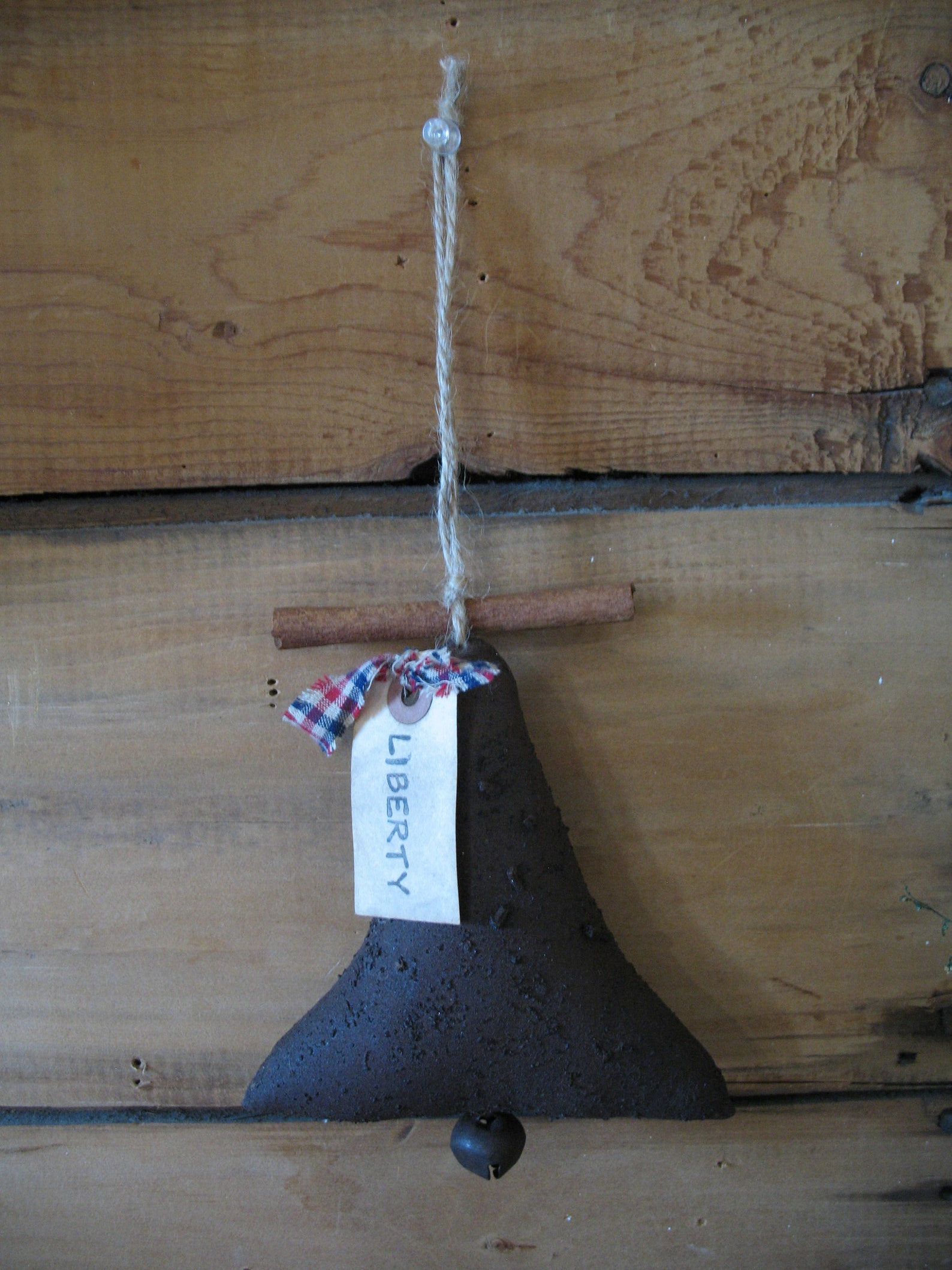 Primitive Rusty Looking Liberty Bell Ornament - Etsy