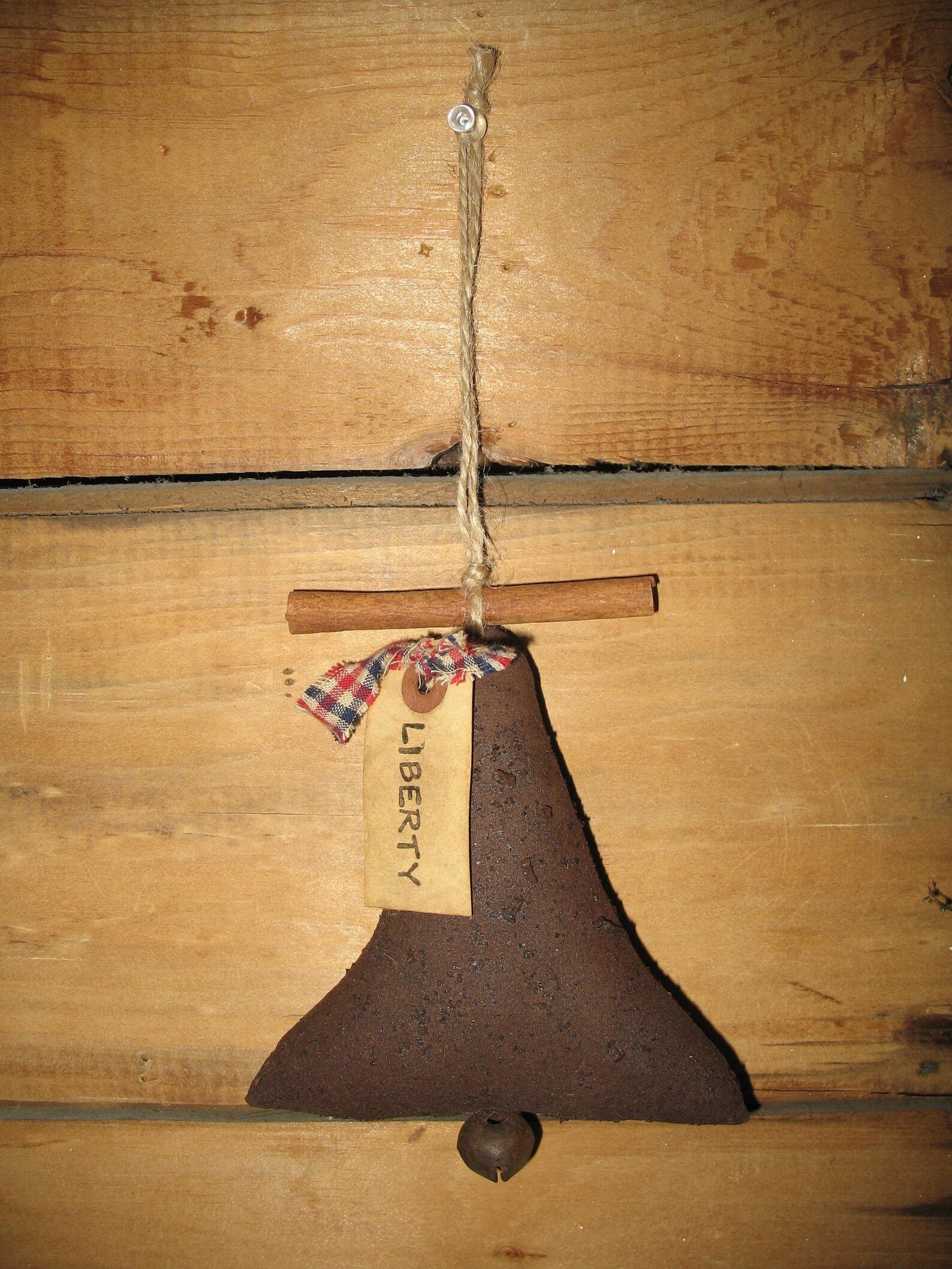 Primitive Rusty Looking Liberty Bell Ornament - Etsy