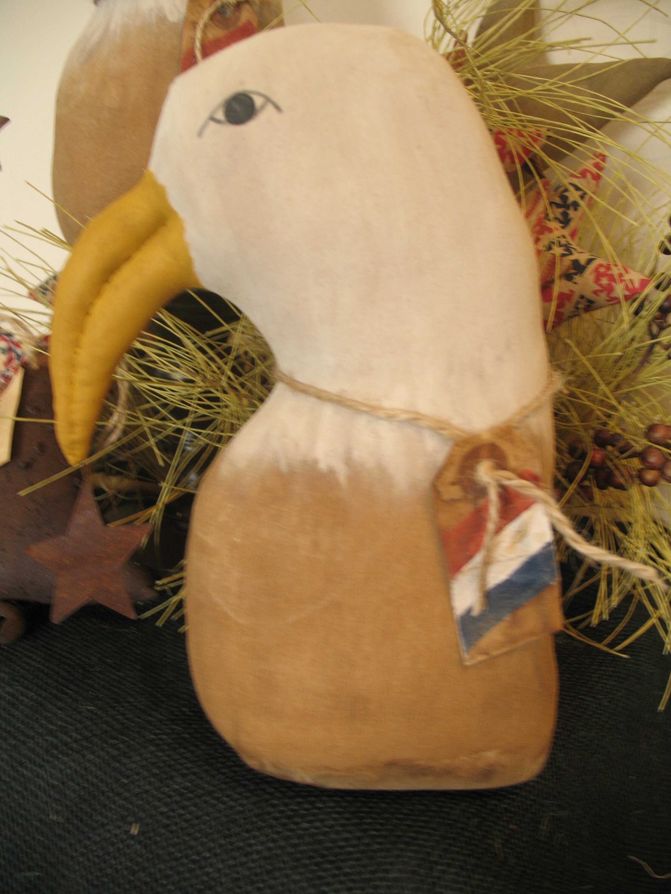 Primitive Americana Bald Eagle Head Sitter - Etsy