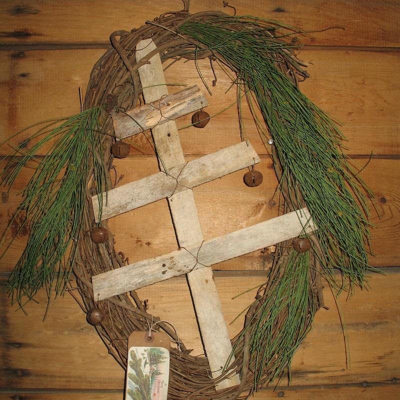 Primitive Wreath - Etsy
