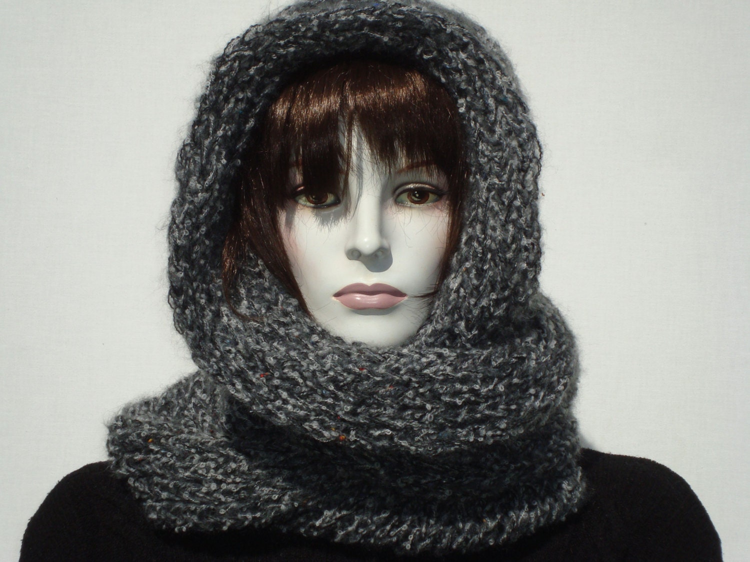 Infinity scarves for women-Knit scarf wool-Oversized infinity | Etsy