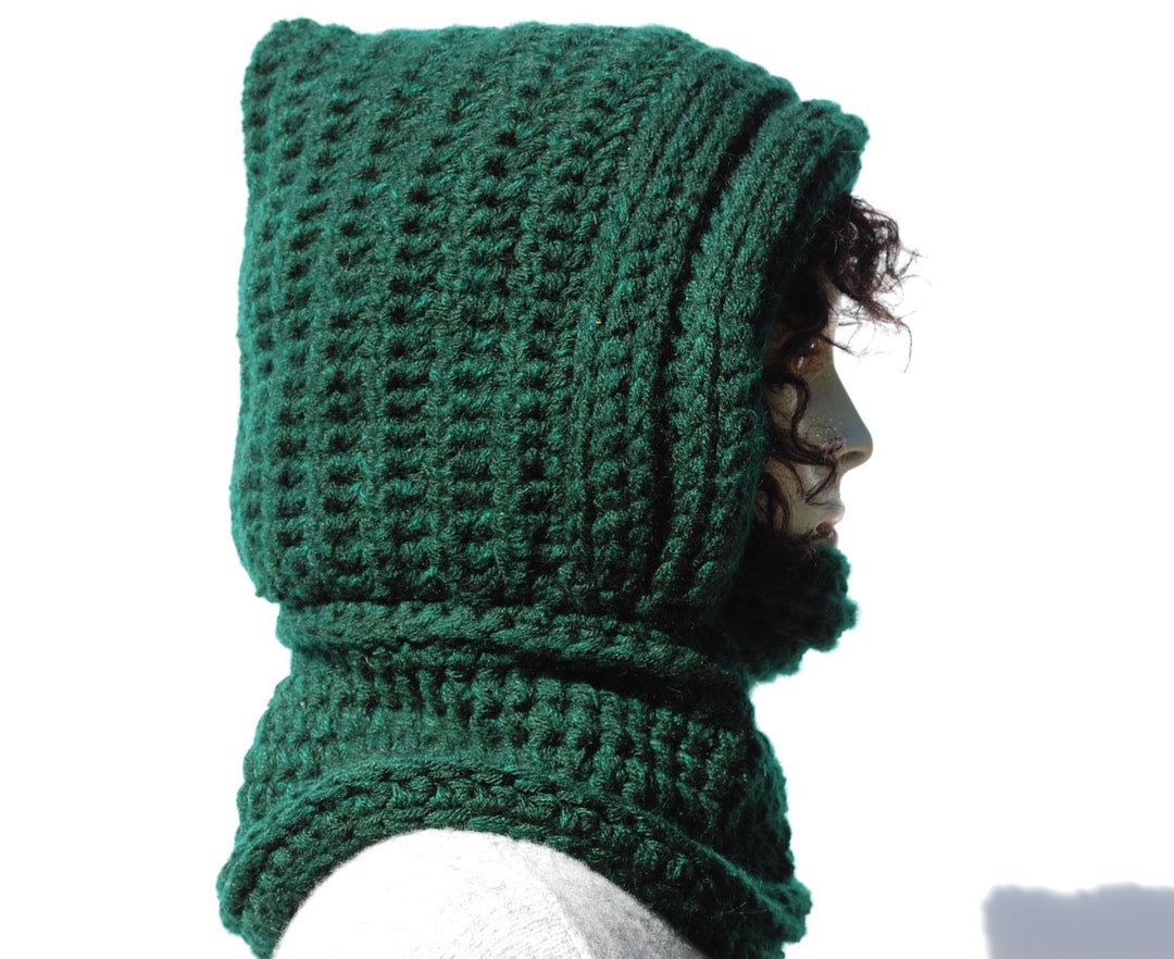 Snood Hood Scarf With Hood Crochet Hooded Scarf Hooded - Etsy
