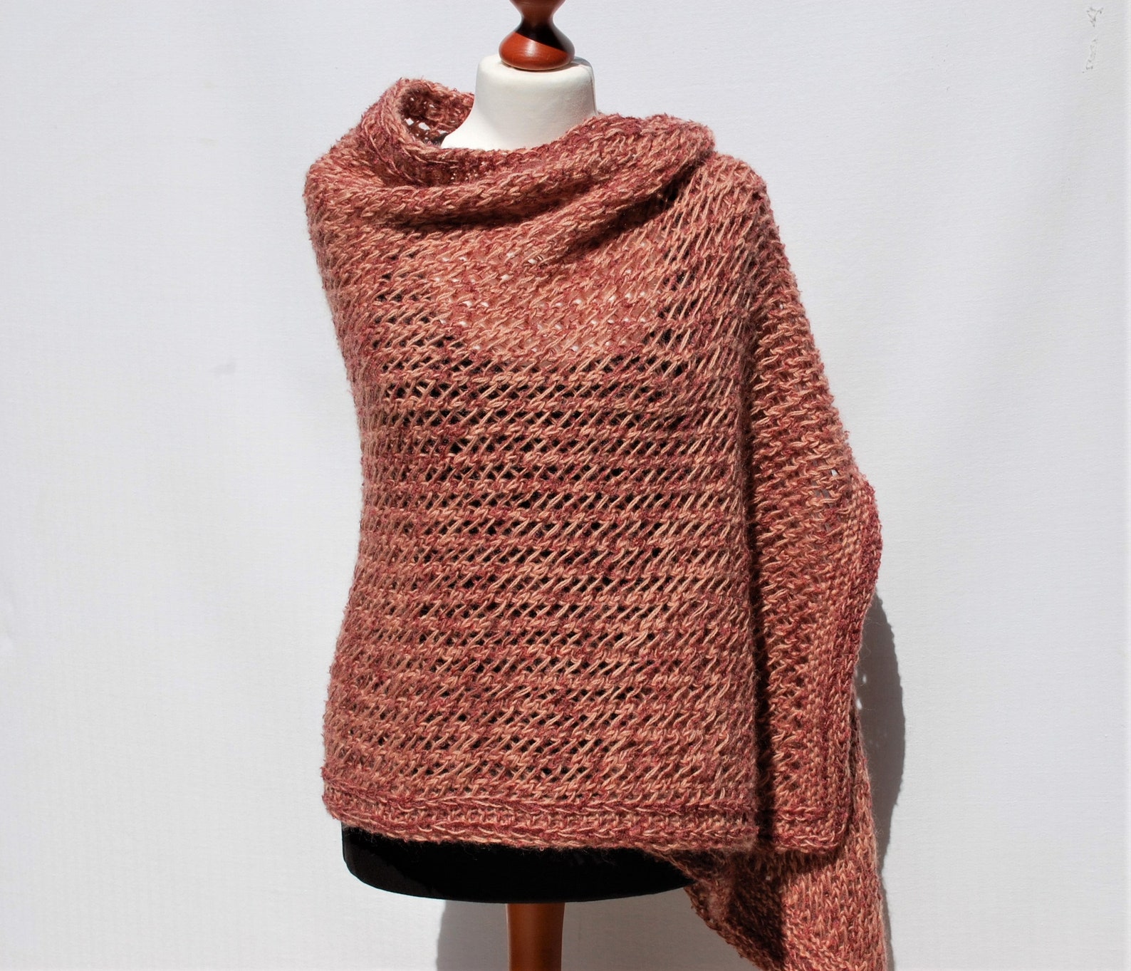 Hand Knit Lace Shawl Bridesmaid Shawl Hand Knit Shawl Knit - Etsy