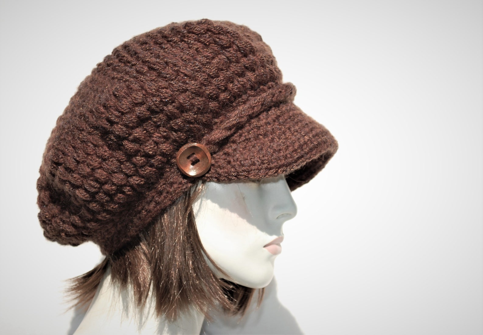 Womens Wool Hat Newsboy Hat Women Oversized Winter Hat Slouchy - Etsy