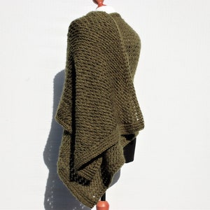 Hand Knitted Shawl, Soft Mohair Shawl, Oversized Shawl, Outlander Shawl ...