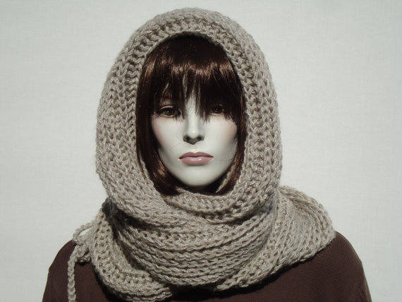 Infinity scarves for women-Knit scarf wool-Oversized infinity | Etsy