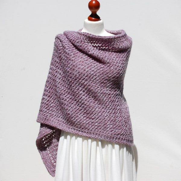 Handknit Shawl - Etsy