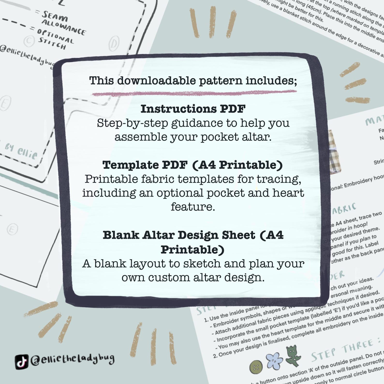 Pocket Altar Pattern and Instructions - Etsy