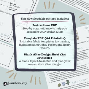 Pocket Altar Pattern and Instructions - Etsy