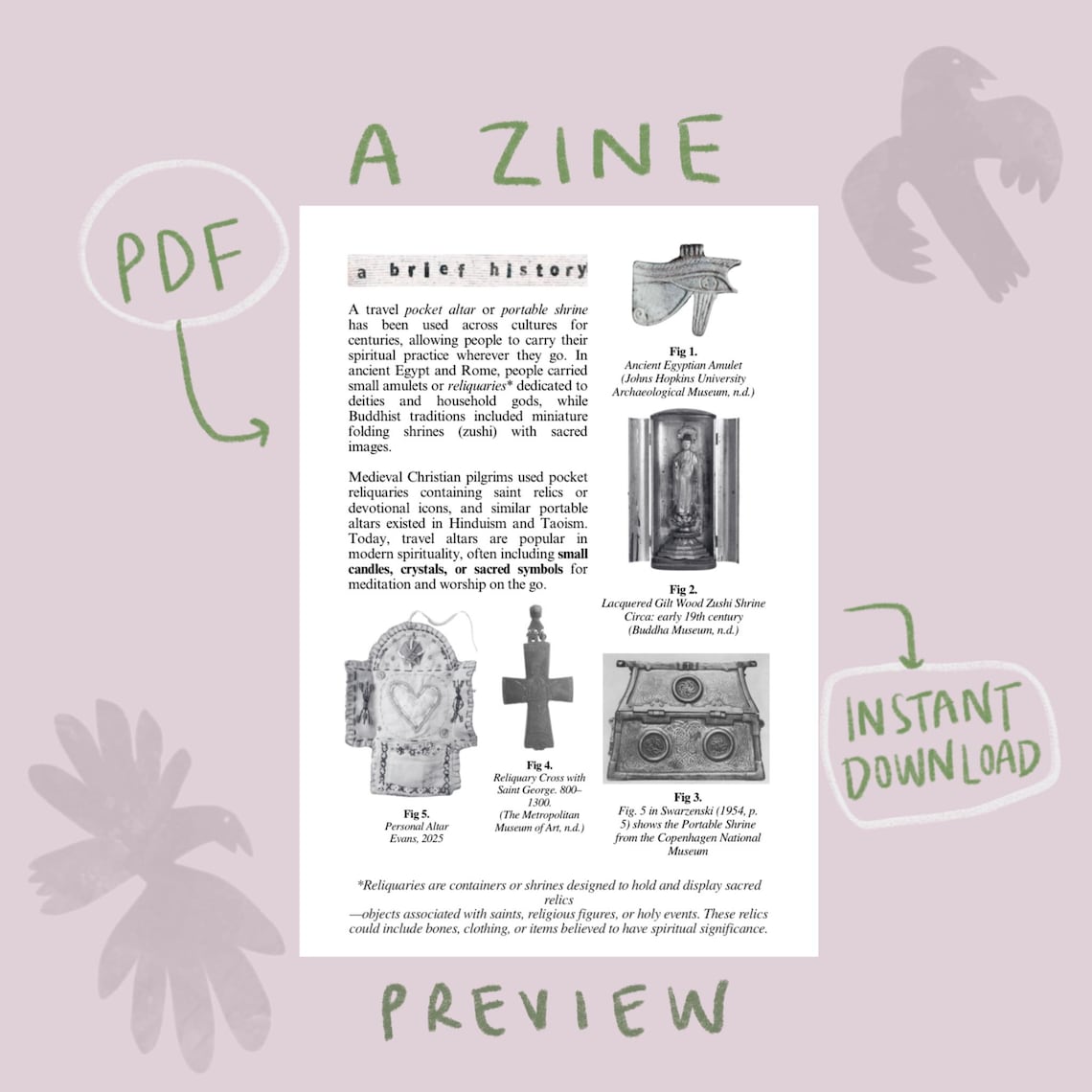 The Art of the Pocket Altar Zine - PDF Digital Edition - Etsy