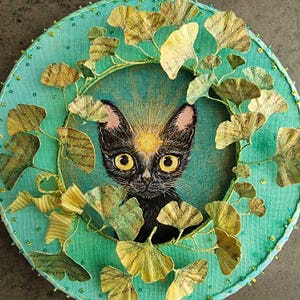 Solaris (ilios) - Embroidery Art - Black Cat - Forbidden Forest ...