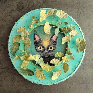 Solaris (ilios) - Embroidery Art - Black Cat - Forbidden Forest ...