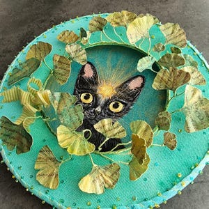 Solaris (ilios) - Embroidery Art - Black Cat - Forbidden Forest ...