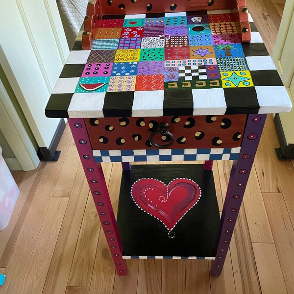 Painted End Tables - Etsy