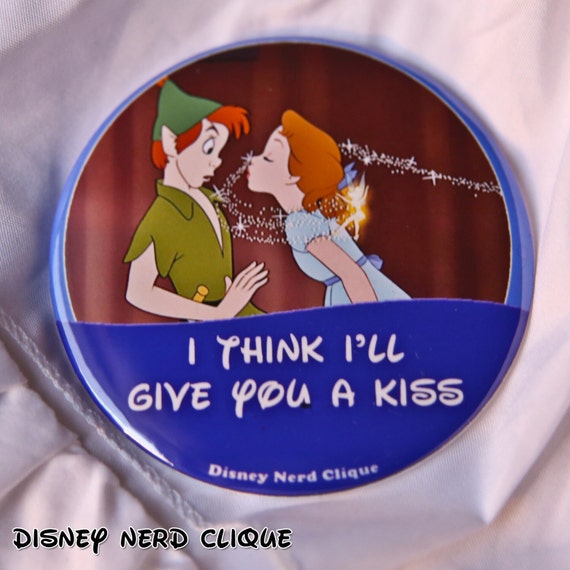 Peter Pan And Tinkerbell Kissing