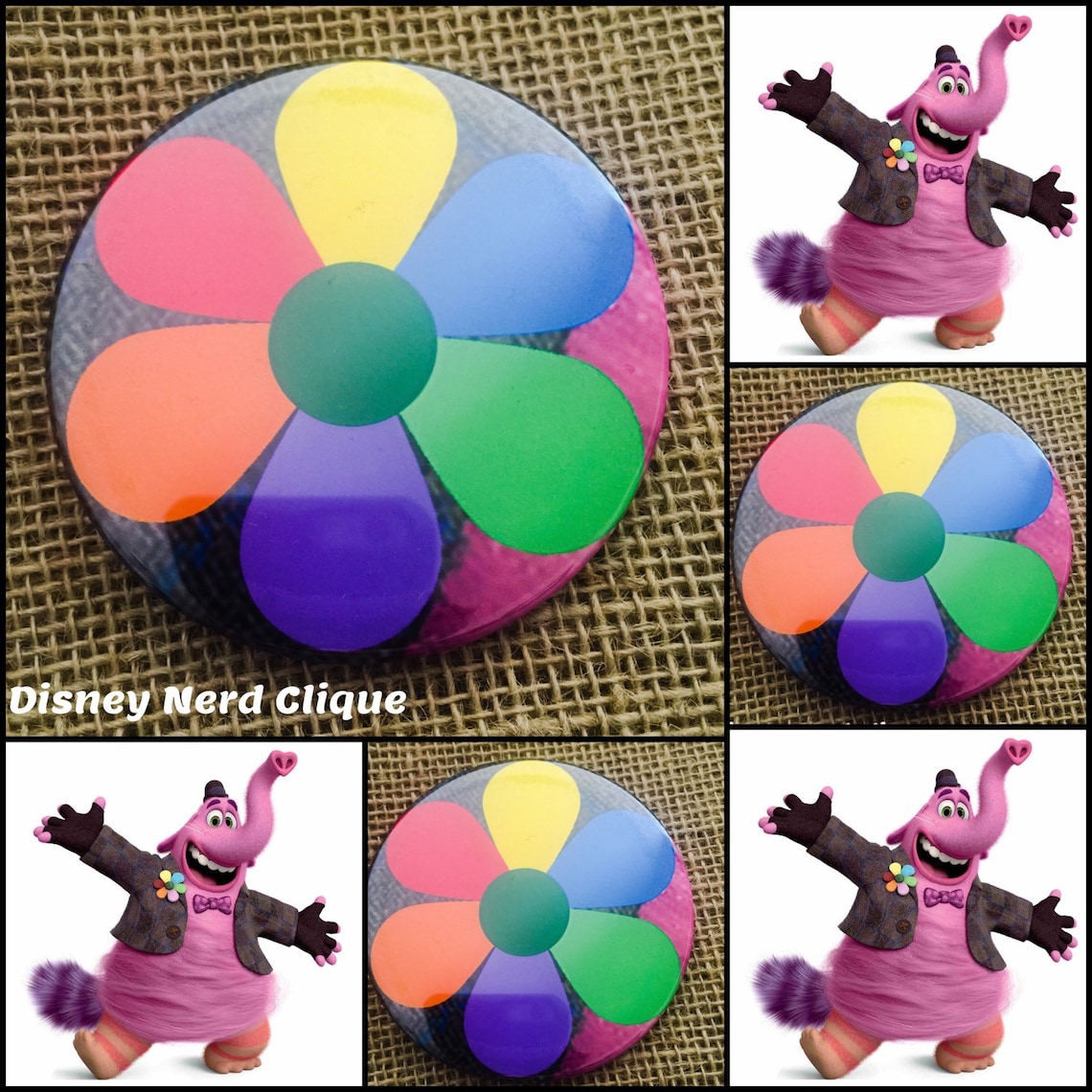 Bing Bong Flower 3 Button - Etsy