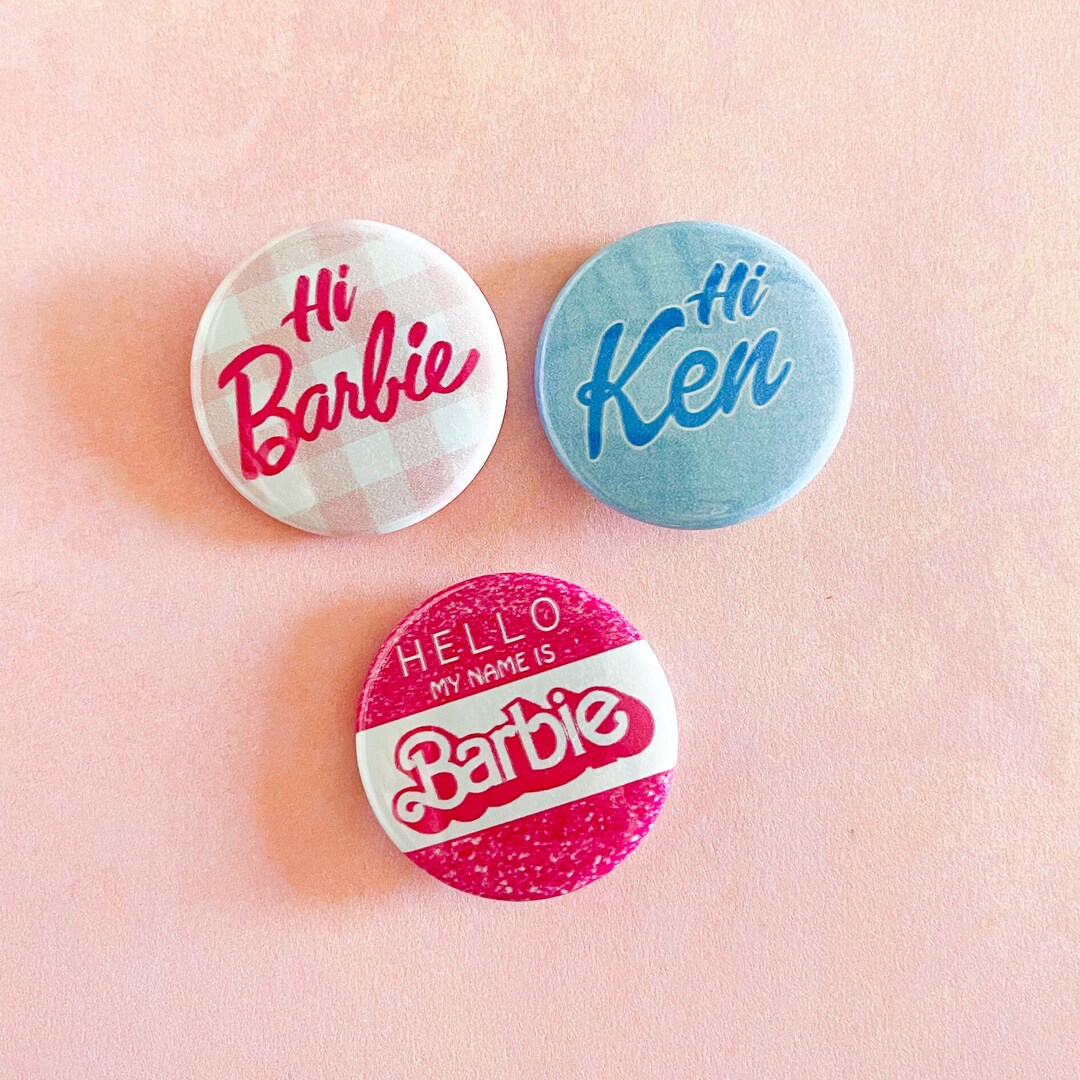 Barbie 1.5 Button Set - Etsy