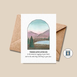 Printable Sympathy Card, Hand-painted Greeting, Digital 5x7 Bereavement ...