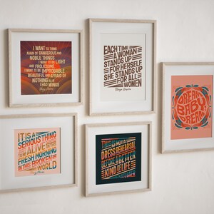 Poetry Print, Colorful Art, Women Quotes, Inspirational Wall Art, Gift ...