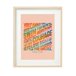 Nautical Decor, Typographic Poster, Inspirational Quotes Wall Art ...
