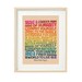 Martin Luther King Jr, Rainbow Art, Equal Rights, Typography Print ...