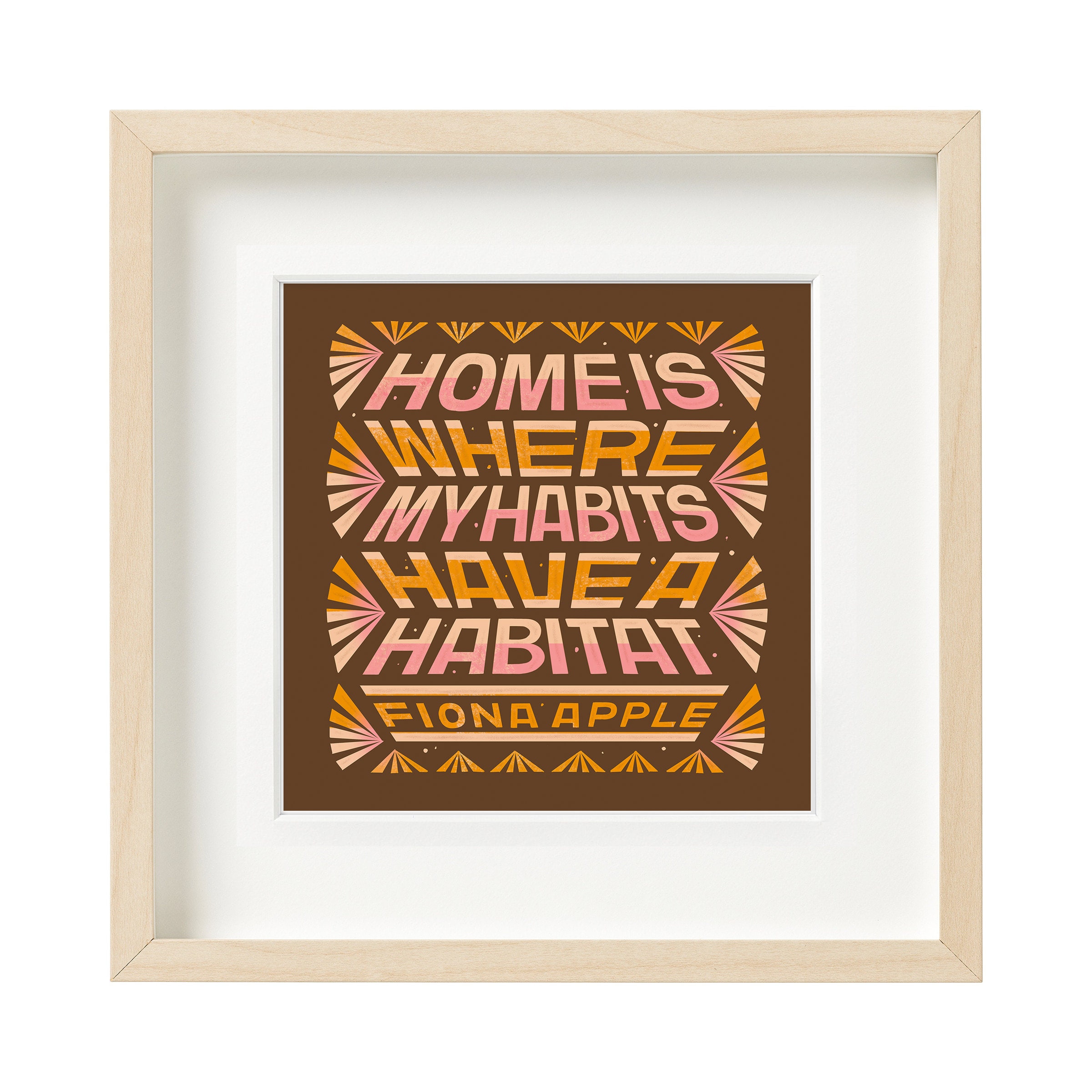 Habitat Poster Frames