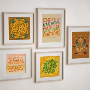 Gloria Steinem, Colorful Wall Art, Kindness Art, Girls Room Decor, Kids ...