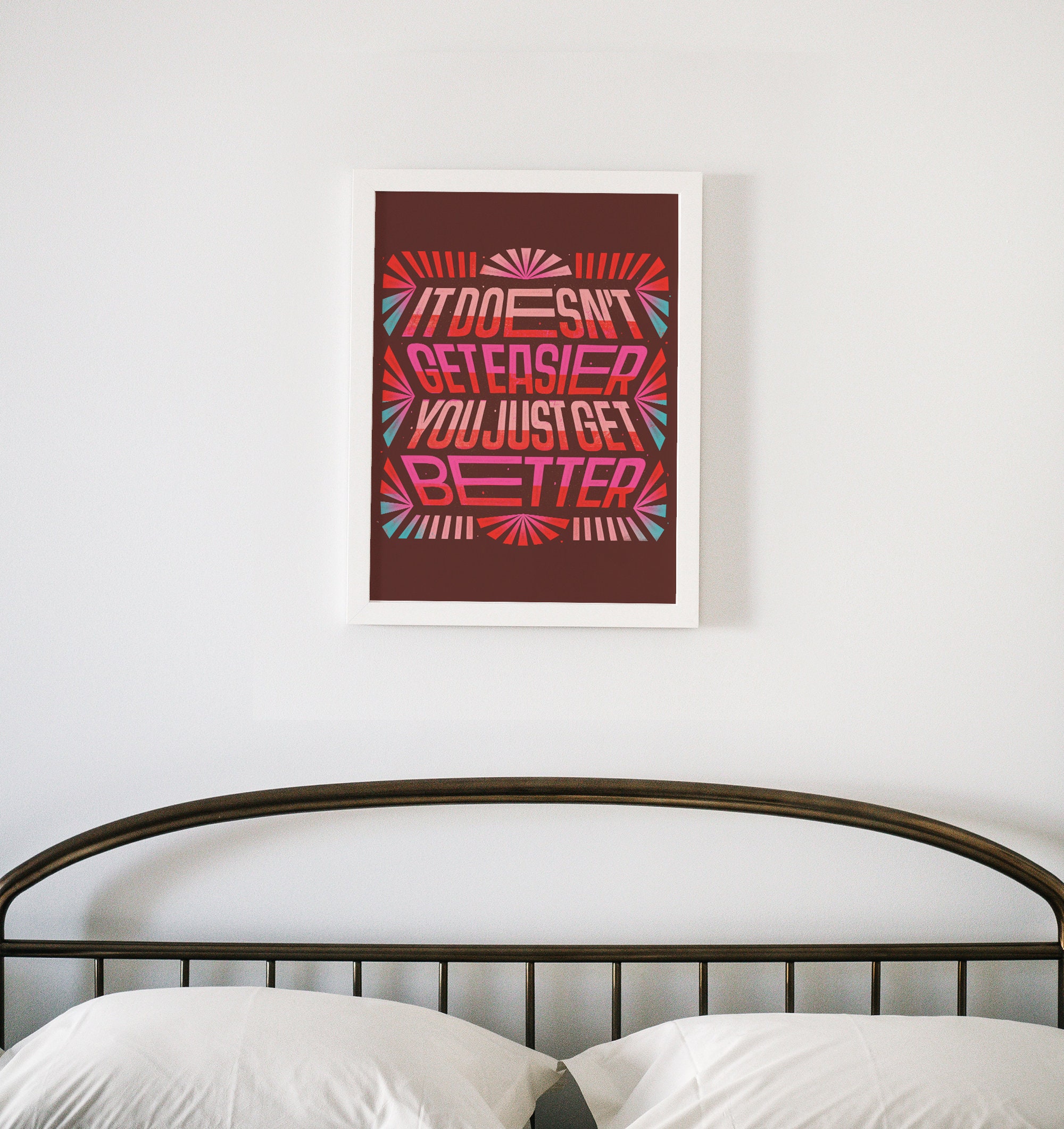 Progress Quote, Retro Decor, Know Your Worth, Growth Quote, Boho ...