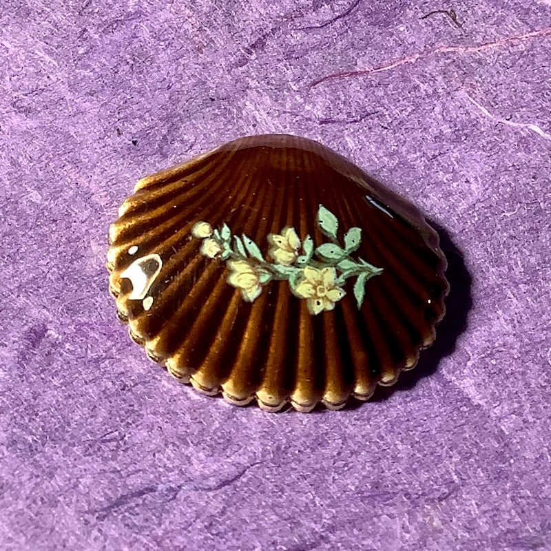Shell Brooch - Etsy